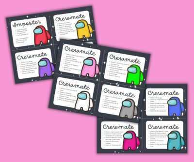 Free Among Us Task Cards Printable - Making Frugal FUN